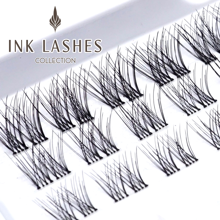 Best Fake Eyelashes Supplier: INK Cluster Lashes Collection